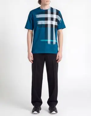 Burberry T-shirt Deep Teal Size Cotton