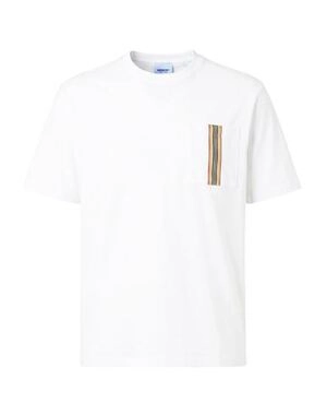 Burberry T-shirt Size Cotton, Elastane - White