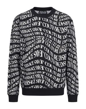 Versace Sweatshirt Size Cotton, Elastane - Black