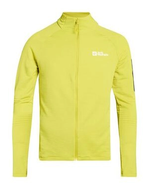 JACK WOLFSKIN Sweatshirt Lime Size Polyester, Elastane - Green