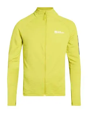 JACK WOLFSKIN Lime Polyester & Elastane Sweatshirt