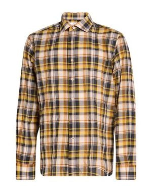 ALESSANDRO GHERARDI Shirt Size Cotton, Linen, Elastane - Yellow