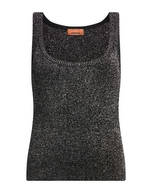 Missoni Viscose Tank Top With Metallic Fiber - Black