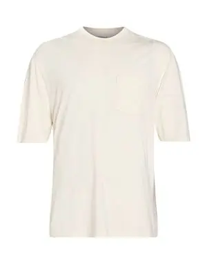Officine Générale T-shirt Ivory Size Lyocell, Cotton - White