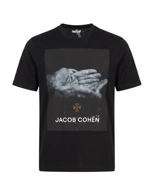 JACOB COHЁN T-shirt Size Cotton - Black