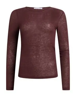 CARACTÈRE Viscose Blend Cutout Knit T-shirt