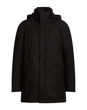Herno Coat Lead Size Polyester, Viscose, Wool - Black