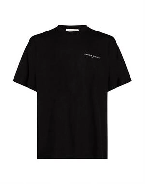 IH NOM UH NIT T-shirt Size Cotton, Linen - Black