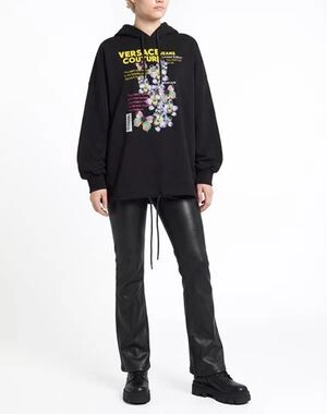 Versace Cotton Terry Hooded Sweatshirt