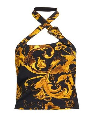 Versace Top Size Cotton, Elastane - Black
