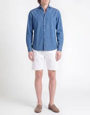 LUIGI BORRELLI NAPOLI Denim Shirt Size Cotton