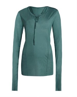 Masnada Emerald Viscose And Silk Blend Knit Top - Green