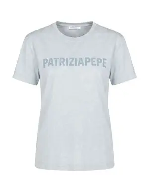 Patrizia Pepe Light Cotton T-shirt With Logo Print
