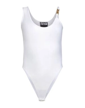 Versace Bodysuit Size Polyamide, Elastane - White