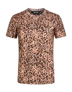 Just Cavalli Leopard Print Cotton T-shirt