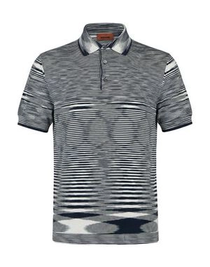 Missoni Polo Shirt Midnight Size Cotton - Blue