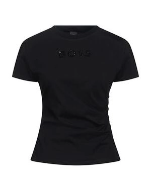 BOSS Cotton Jersey T-shirt With Sequins - Black