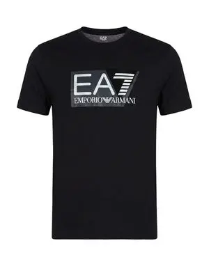 EA7 T-shirt Size Cotton - Black