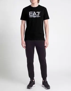 EA7 T-shirt Size Cotton - Black