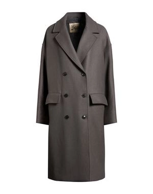 Herno Coat Size Recycled Wool, Polyamide - Grey
