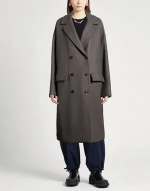 Herno Coat Size Recycled Wool, Polyamide