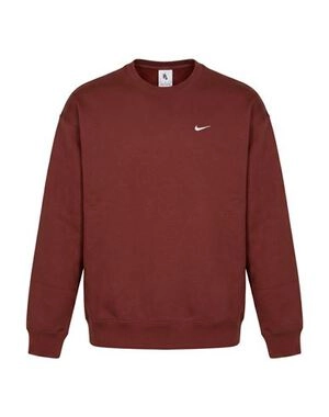 Nike Sweatshirt Brick Size Cotton, Polyester - Red