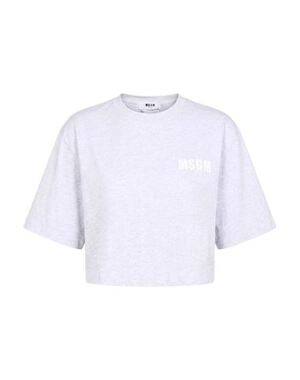 MSGM T-shirt Size Cotton - Light Grey