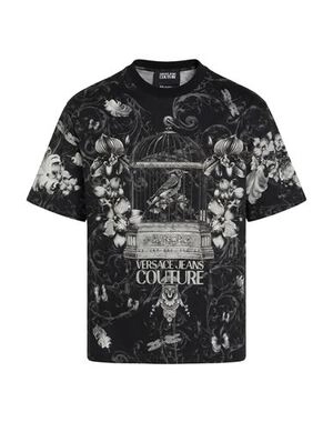 Versace T-shirt Size Cotton - Black
