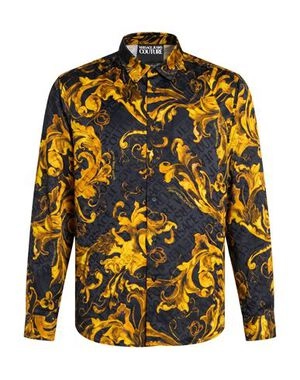 Versace Shirt Midnight Size Viscose - Blue