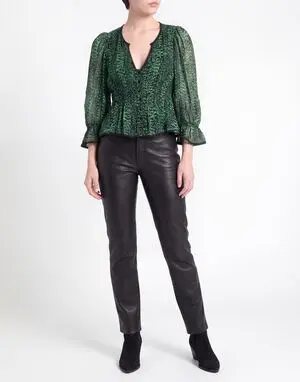 Ba&sh Viscose Peplum Shirt
