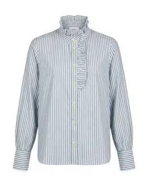 Ba&sh Striped Ruched Shirt