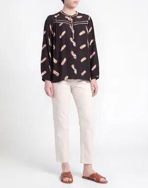 Ba&sh Embroidered Multicolor Viscose Shirt