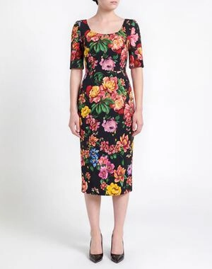 Dolce & Gabbana Floral Print Midi Dress