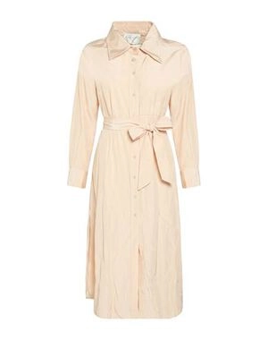 FORTE_FORTE Polyester Cotton Maxi Shirt Dress