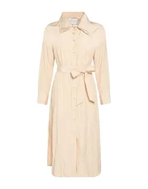FORTE_FORTE Polyester Cotton Maxi Shirt Dress