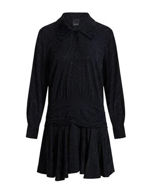 Pinko Mini Dress Size Acetate, Silk - Black