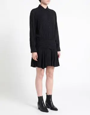 Pinko Mini Dress In Acetate And Silk