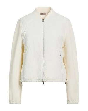 Herno Resort Jacket Ivory Size Cotton, Polyester, Elastane, Polyamide - White