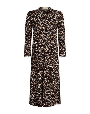 SIYU Multicolor Jersey Shirt Dress With Classic Collar