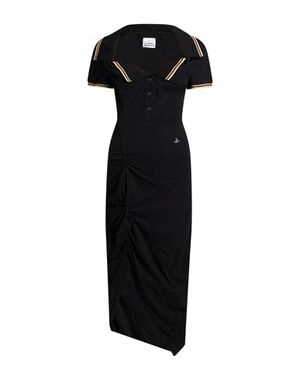 VIVIENNE WESTWOOD Midi Dress Size Cotton - Black