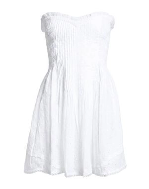 Poupette St Barth Cotton Broderie Anglaise Mini Dress - White