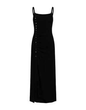 Rabanne Viscose Elastane Gathered Maxi Dress - Black