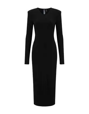 Norma Kamali Maxi Dress Size Polyester, Elastane