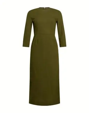 Fabiana Filippi Wool Midi Dress - Green