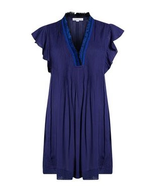 Poupette St Barth Mini Dress Size Viscose - Navy