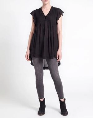 Poupette St Barth Viscose Mini Dress - Black