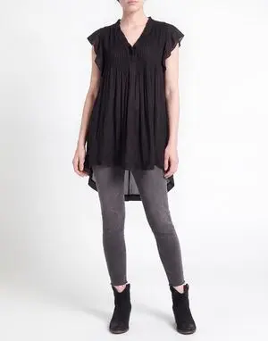 Poupette St Barth Viscose Mini Dress - Black