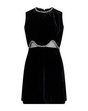 Sandro Mini Dress Size Viscose, Polyamide - Black