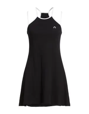 MARINE SERRE Ribbed Cotton-elastane Mini Dress