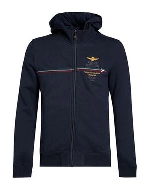 AERONAUTICA MILITARE Frecce Tricolori Hoodie - Blue